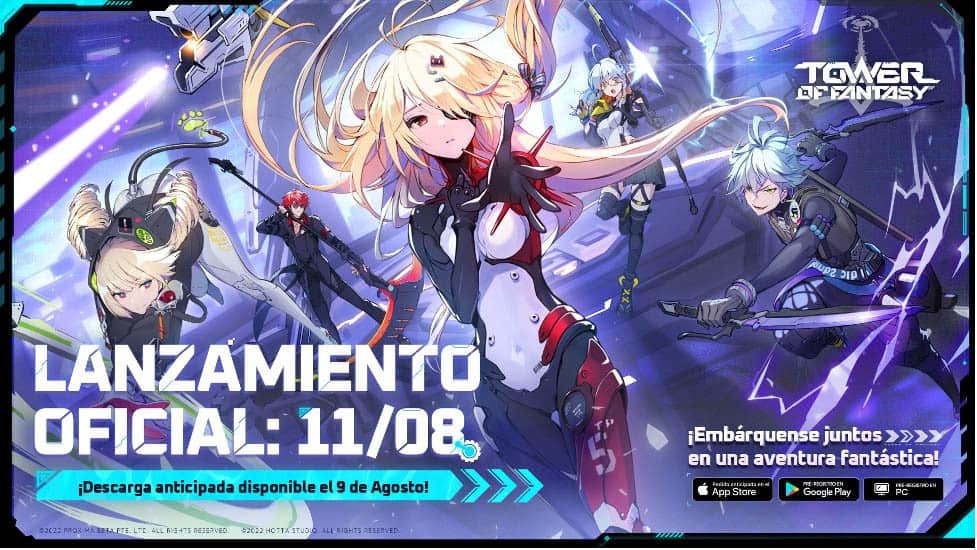 Fecha de lanzamiento de Tower of Fantasy Fecha de lanzamiento de Tower of Fantasy